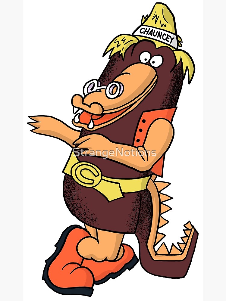 "Defunct Chauncey the Chocodile Cartoon Snack Cake Mascot Character ...