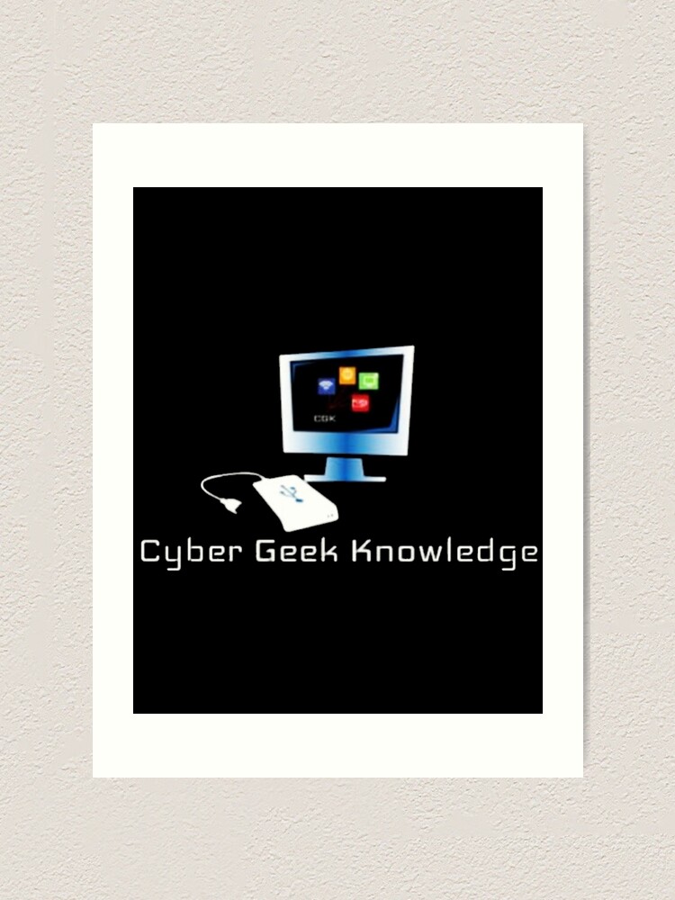 "Cyber Geek Knowledge" Art Print by TrendGear | Redbubble