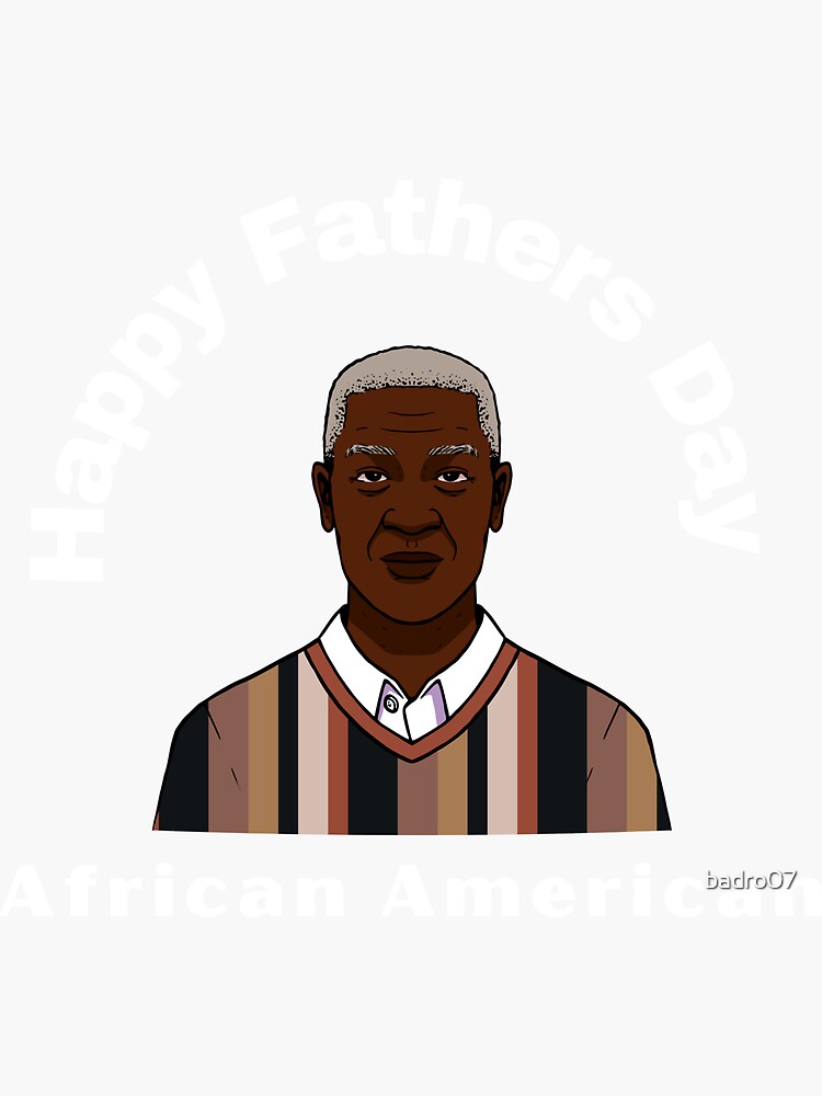 "happy fathers day african american" Sticker for Sale by badro07 ...