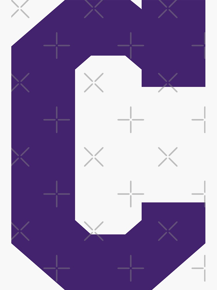 "Alphabet, Purple C, Sports letter C" Sticker for Sale by TheCultStuff ...