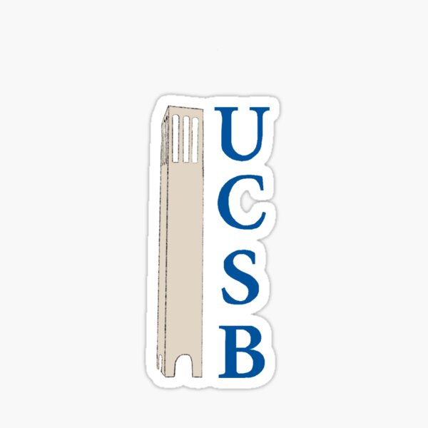 "UCSB Storke Tower" Sticker for Sale by figsnhoney | Redbubble