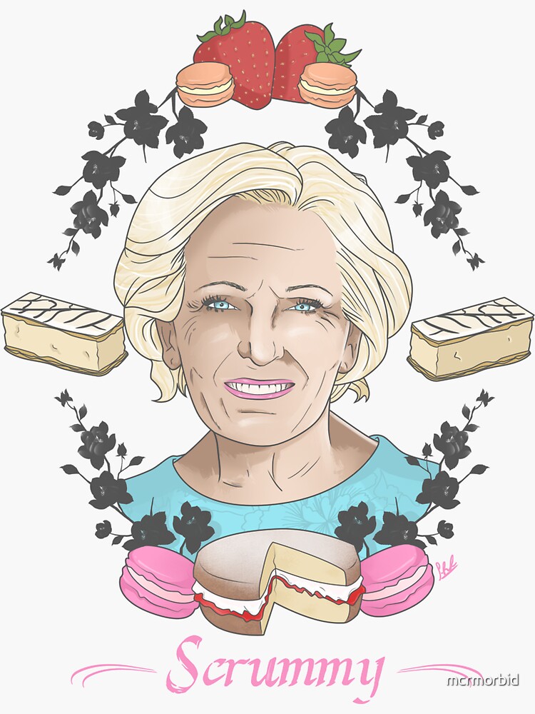 "Scrummy!" Sticker by mcrmorbid | Redbubble