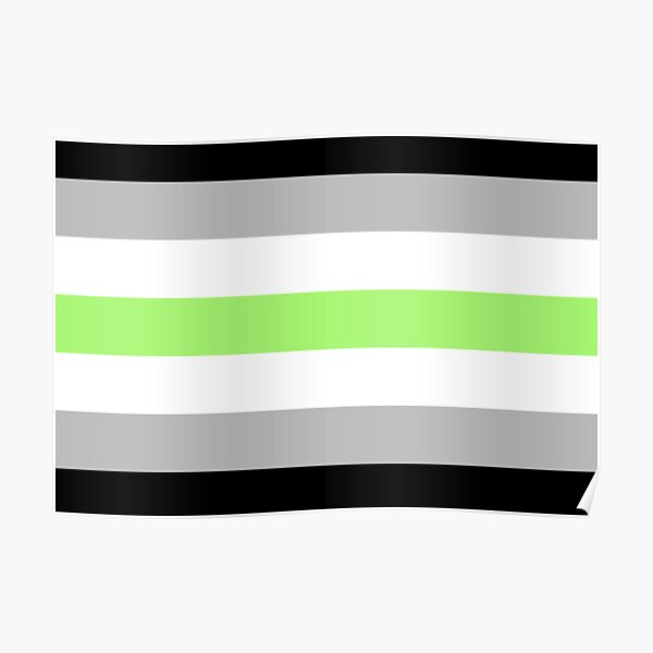 "Agender flag" Poster by lilliebug99 | Redbubble
