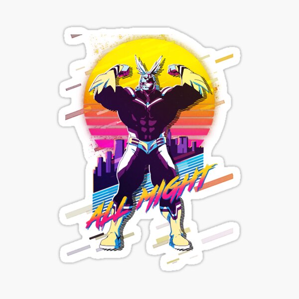 "My Hero Academia - All Might " Sticker for Sale by HajinHoverson97 ...