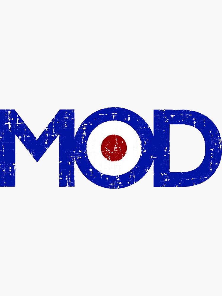 "Mod logo " Sticker for Sale by GrimaudDi | Redbubble