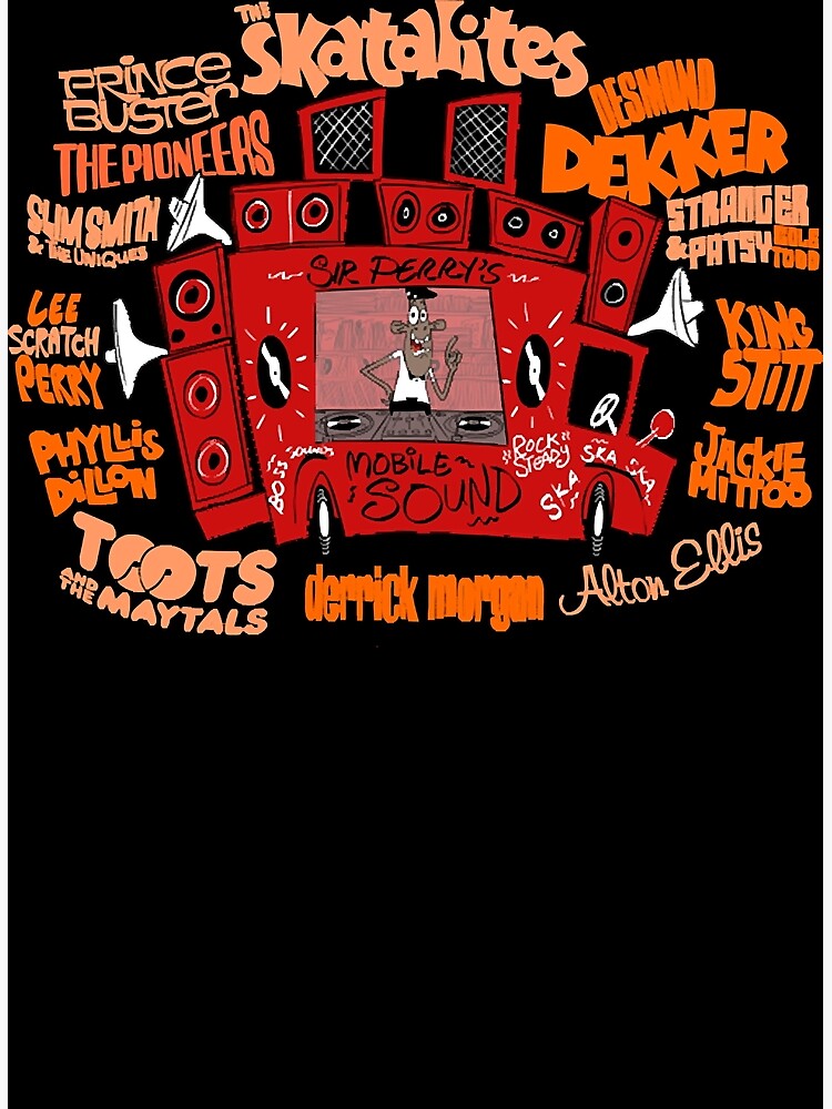 "Ska Reggae Moble Sound System " Poster for Sale by GrimaudDi | Redbubble