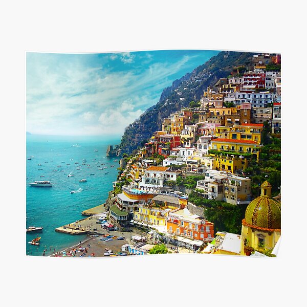 Positano Posters | Redbubble