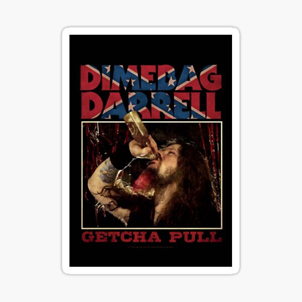 "Black Darrell Drink Wine Getcha Pull Classic" Sticker for Sale by ...