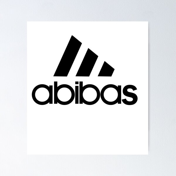 "ABIBAS" Poster for Sale by ABRARARTIST | Redbubble