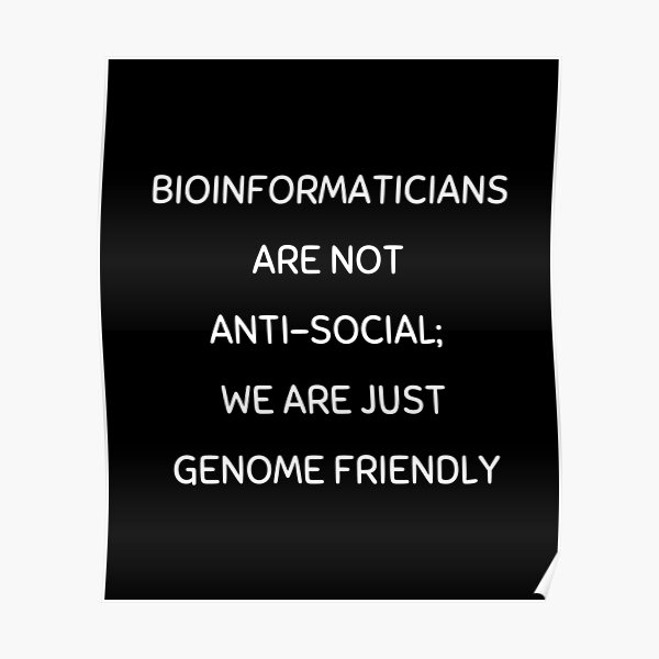 Bioinformatics Posters | Redbubble