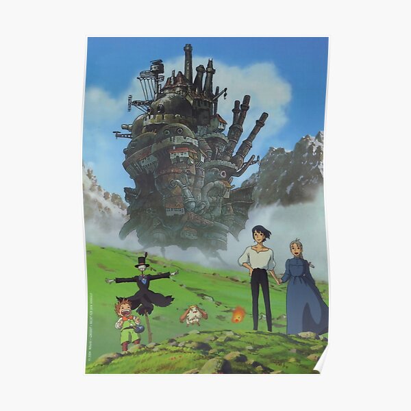 Howls Moving Castle Posters | Redbubble