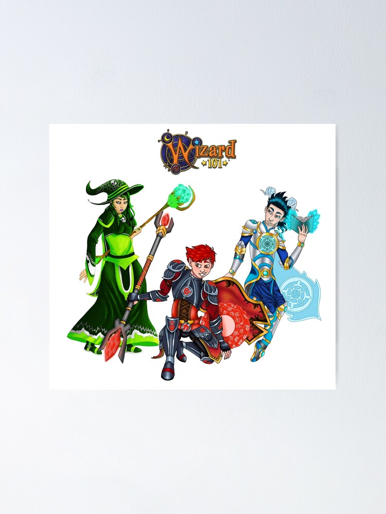 "Wizard 101 Custom Original Characters" Poster for Sale by ...