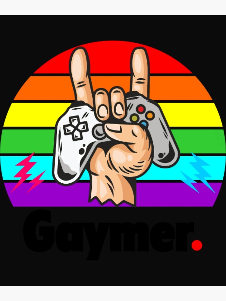 Póster «Gaymer El mes del orgullo Computer Gamer Gaymer el mes del ...