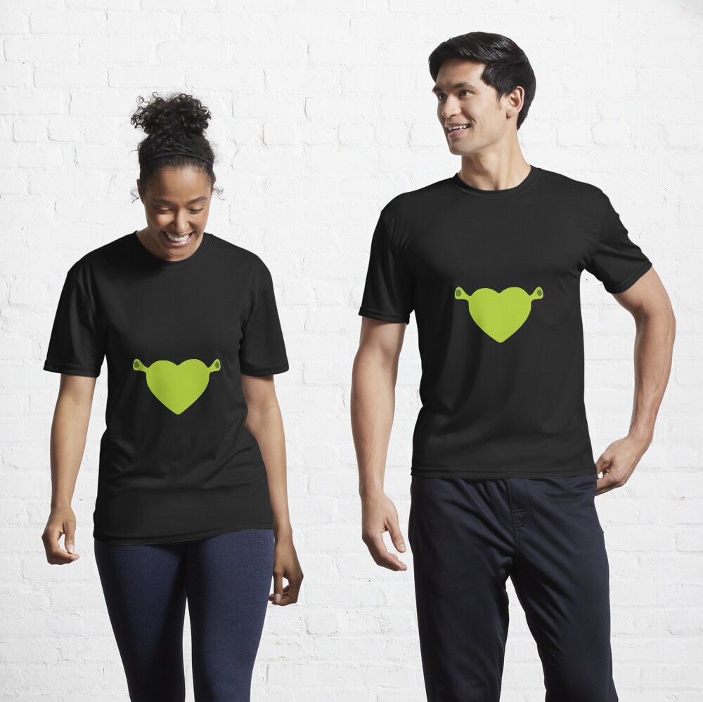 "Shrek Heart" Sticker for Sale by wake25board | Redbubble