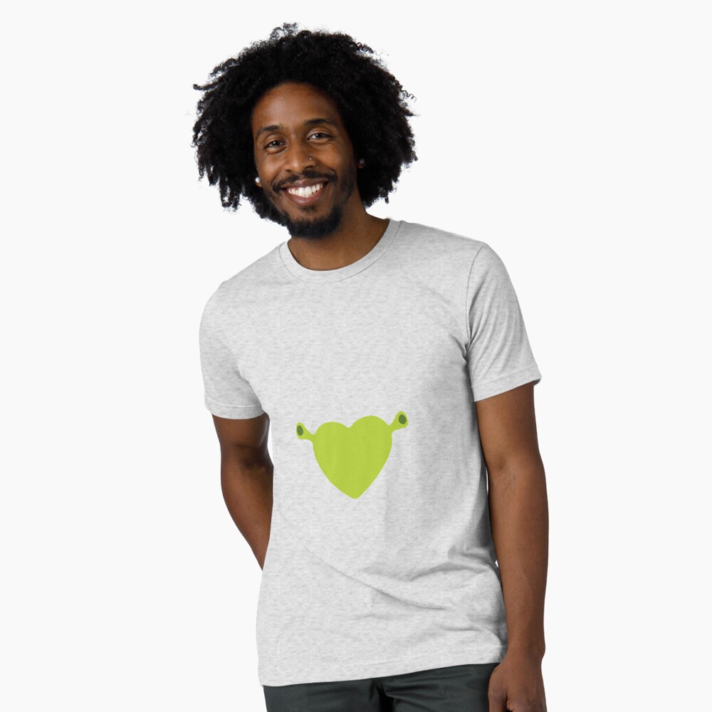 "Shrek Heart" Sticker for Sale by wake25board | Redbubble