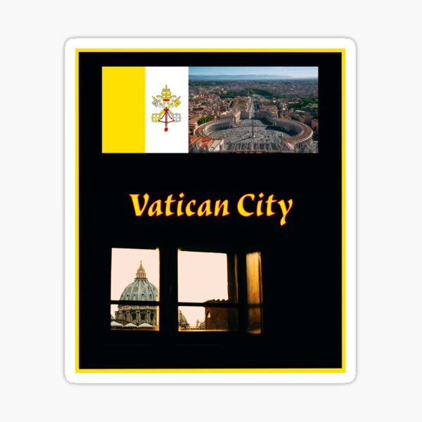 "Vatican City" Sticker for Sale by assortedtees | Redbubble