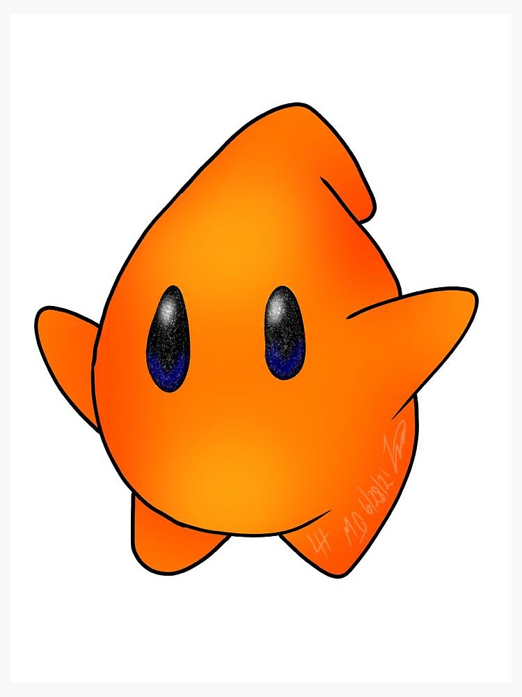 "Orange Luma/P2 Character" Sticker for Sale by RainbowBitez | Redbubble