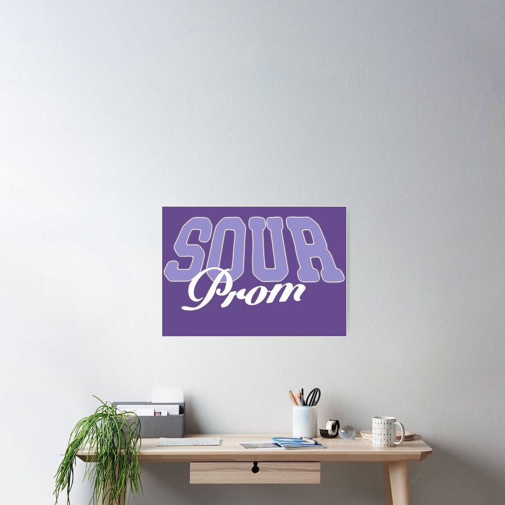 "olivia rodrigo sour prom" Poster for Sale by Diygurugirl | Redbubble