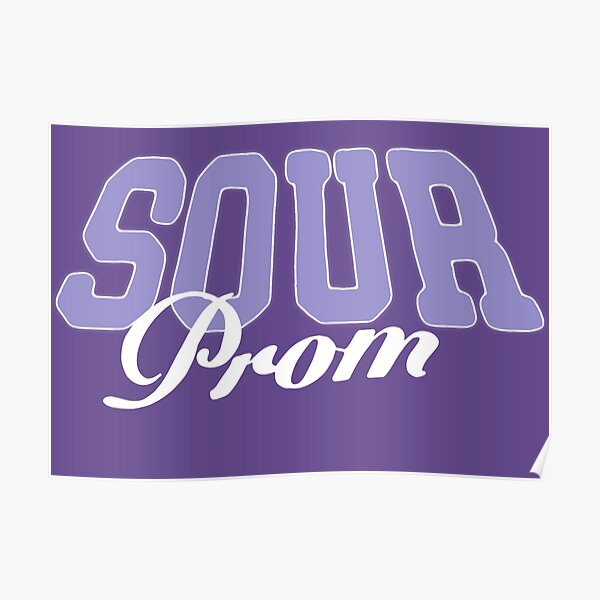 "olivia rodrigo sour prom" Poster for Sale by Diygurugirl | Redbubble