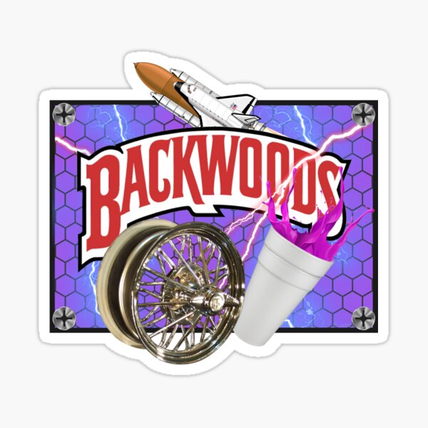 "H-Town Themed Backwoods Design" Sticker for Sale by Superhot-Studio ...