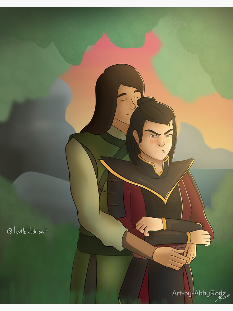 "Rangshi | Kyoshi x Rangi w/ Background" Sticker for Sale by Art-by ...