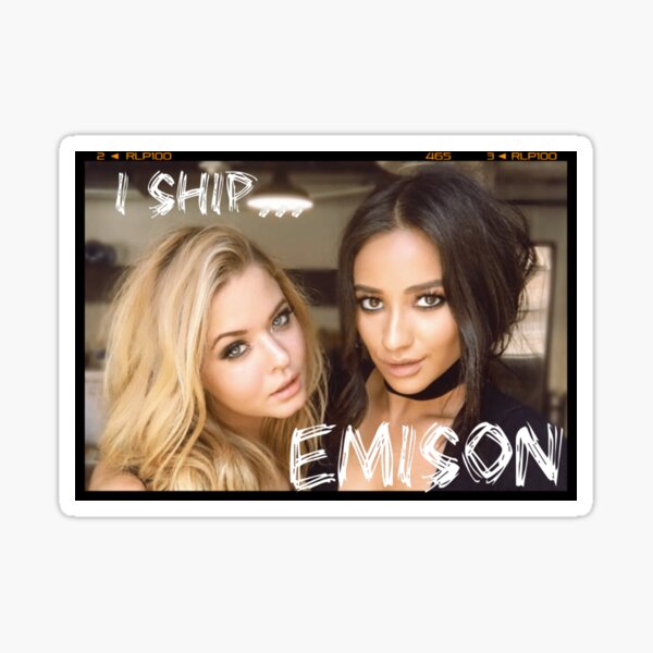"EMISON - I Ship Emison" Sticker for Sale by missace1 | Redbubble