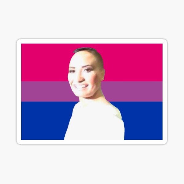 "Bi Pride - Poot Lovato" Sticker for Sale by onisam | Redbubble