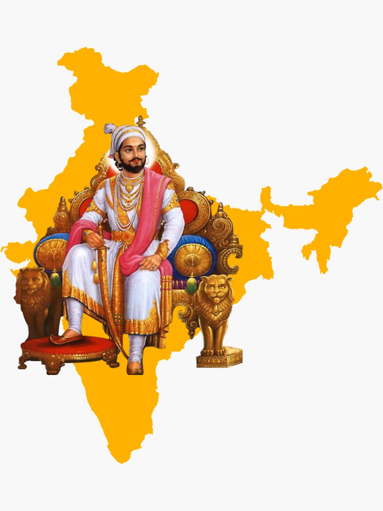 "Shivaji Maharaj" Sticker for Sale by The17th | Redbubble