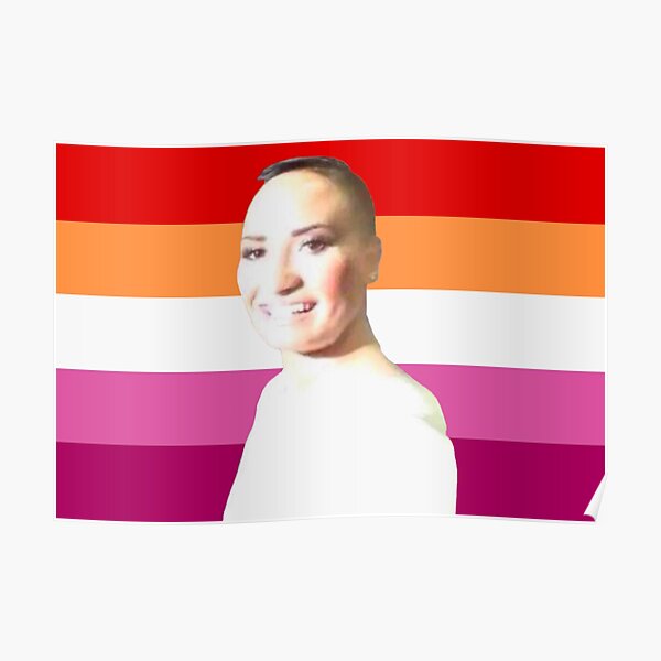 "Lesbian Pride - Poot Lovato" Poster for Sale by onisam | Redbubble