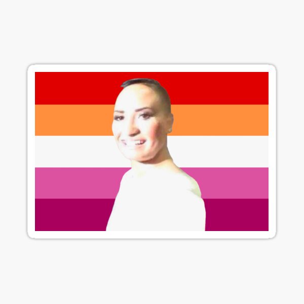 "Lesbian Pride - Poot Lovato" Sticker for Sale by onisam | Redbubble