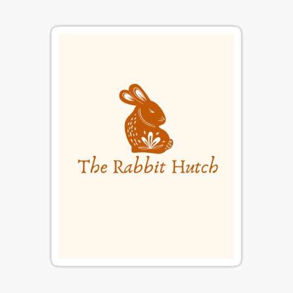 "The Rabbit Hutch" Sticker for Sale by TheRabbitHutch | Redbubble