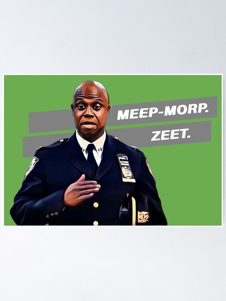"Meep-morp. Zeet." Poster for Sale by vincentmuller | Redbubble
