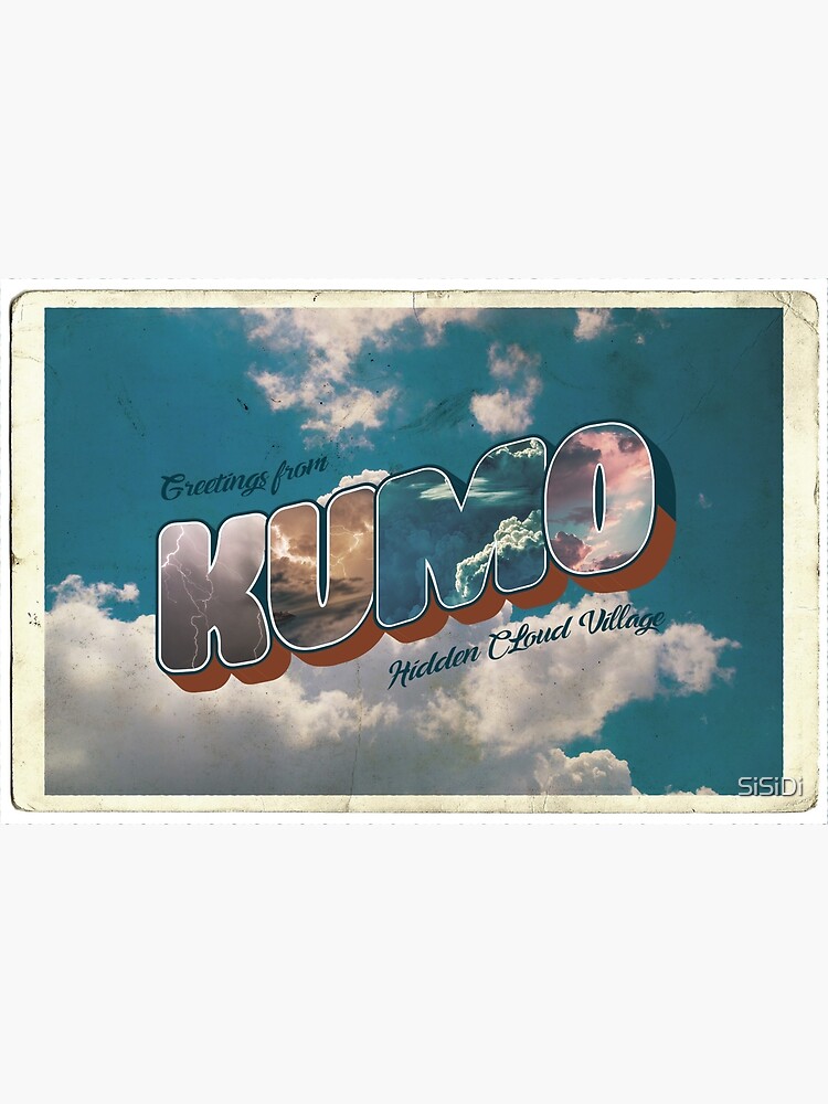 "Greetings Postcard (Hidden Cloud Village)" Poster for Sale by SiSiDi ...