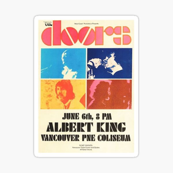 "The Doors Live Concert" Sticker for Sale by awkarin65 | Redbubble