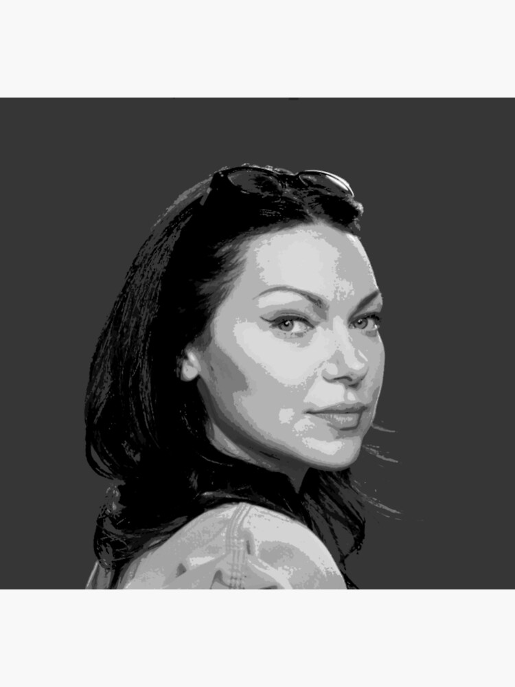 "Laura Prepon Schwarz-weiß Pop Art Portrait" Poster von saintiro ...