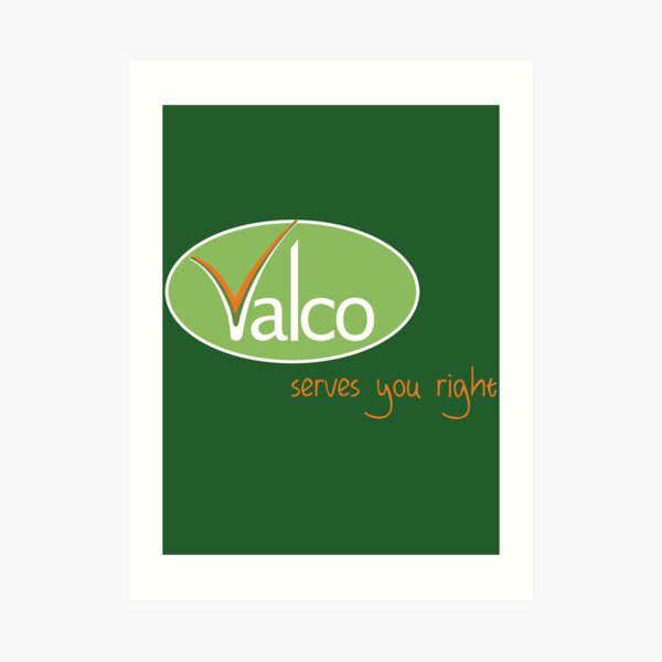 "Valco - Serves You Right (Trollied TV show)" Art Print for Sale by RG ...