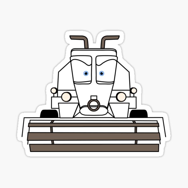 "Frank Car" Sticker for Sale by parkadventure | Redbubble