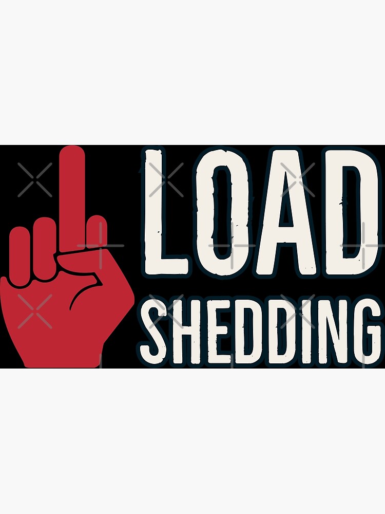 "Load Shedding - South Africa" Poster for Sale by arendbotha | Redbubble