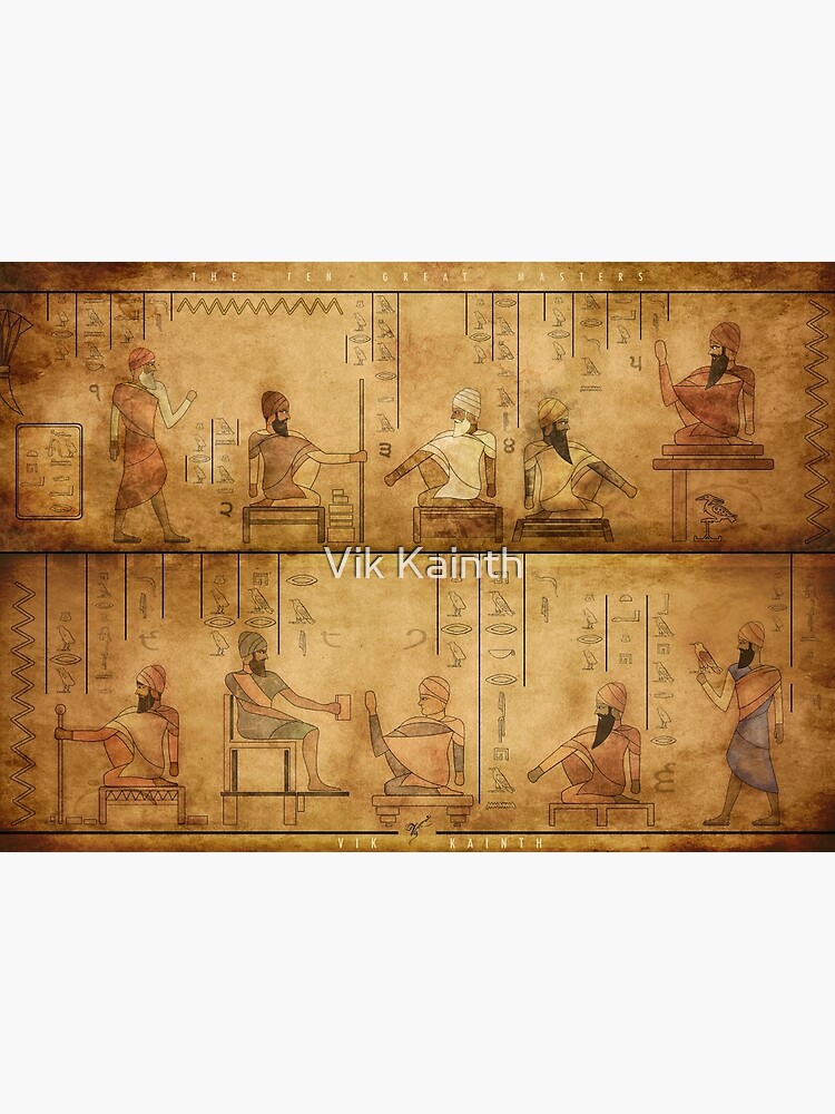 "The Ten Great Masters" Poster for Sale by VKGRAPHICS | Redbubble