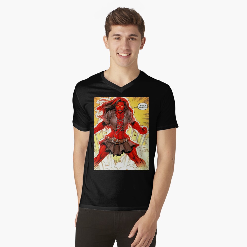 "She Hulk Red" Sticker for Sale by shopEPRAIN | Redbubble