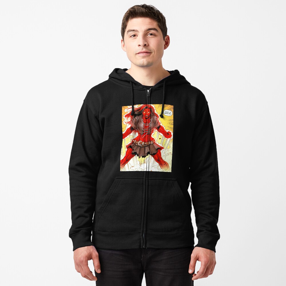 "She Hulk Red" Sticker for Sale by shopEPRAIN | Redbubble