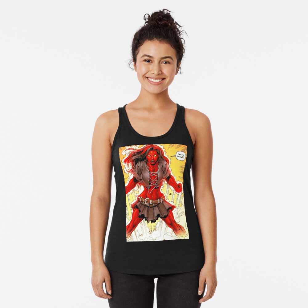 "She Hulk Red" Sticker for Sale by shopEPRAIN | Redbubble