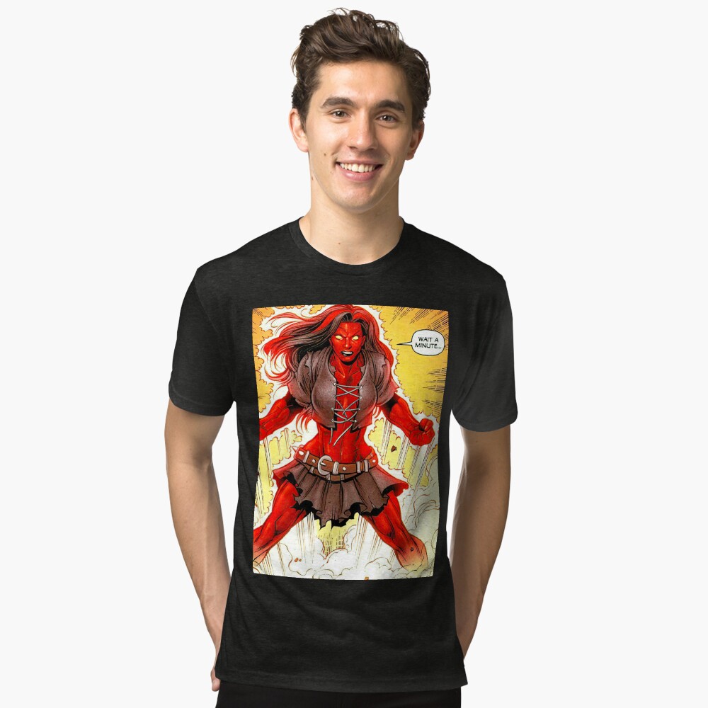 "She Hulk Red" Sticker for Sale by shopEPRAIN | Redbubble