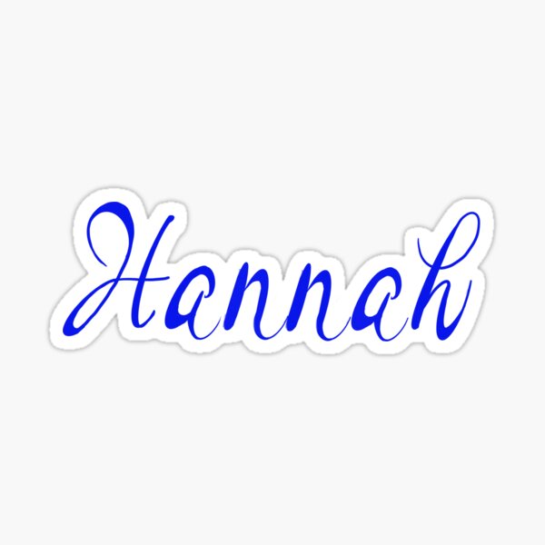 "Hannah - personalised,personalized custom, customised, customised name ...