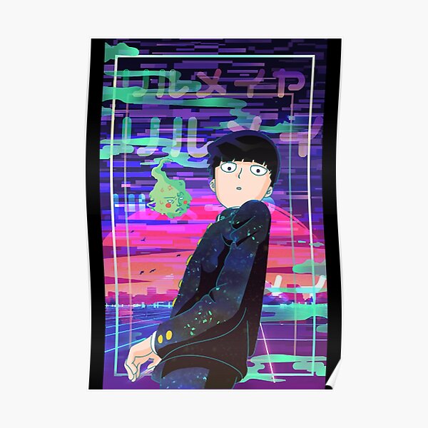 "Mob Psycho " Poster by Jamariona92 | Redbubble