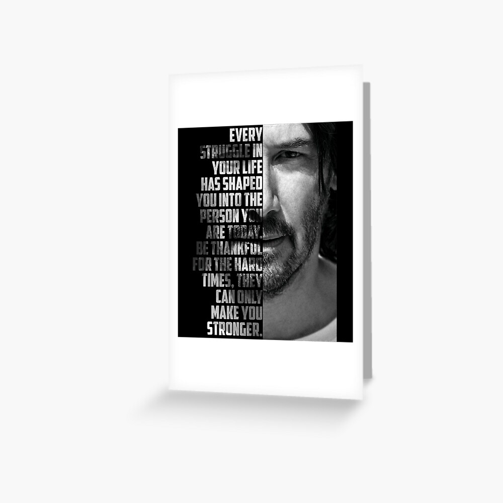 "John Wick Keanu Reeves Christmas Classic" Greeting Card for Sale by ...