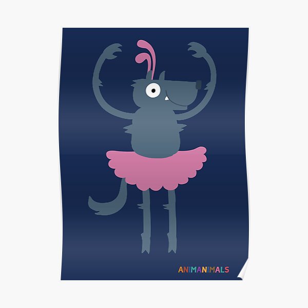 "Animanimals Wolf" Poster for Sale by FILMBILDER | Redbubble