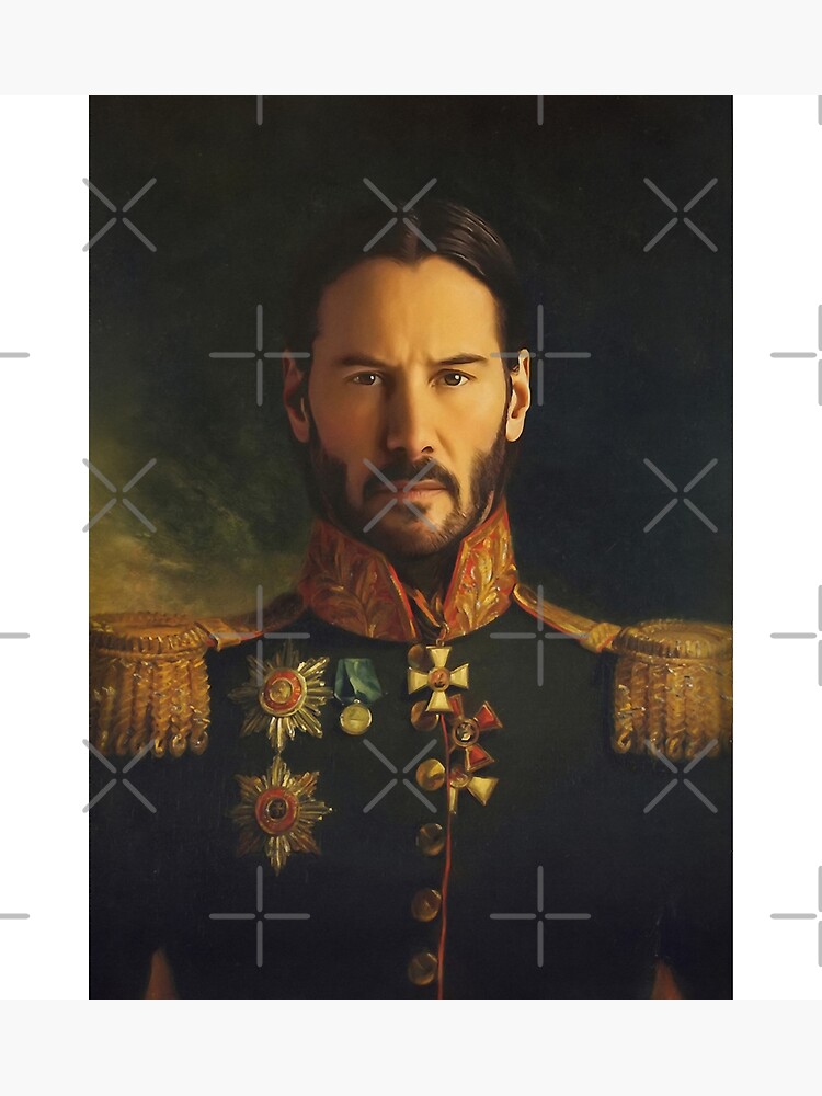 "Keanu Reeves Portrait Halloween Christmas John Wick Classic" Poster ...