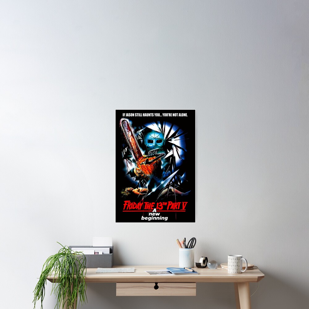 "FRIDAY THE 13TH part v" Poster for Sale by shnooks | Redbubble