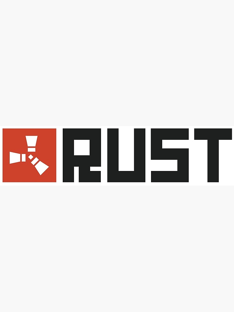 "RUST LOGO" Canvas Print for Sale by ZUKO13 | Redbubble